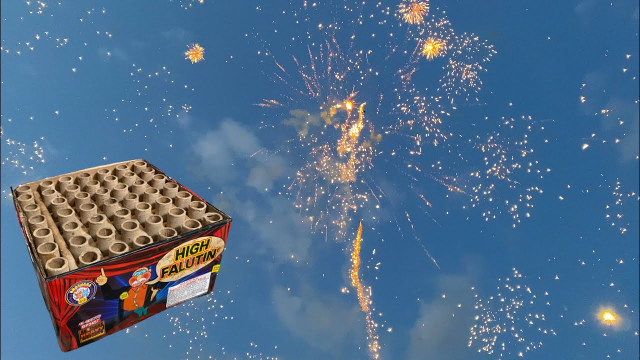 High Falutin' 49s 500g by Brothers Pyrotechnics - YouTube