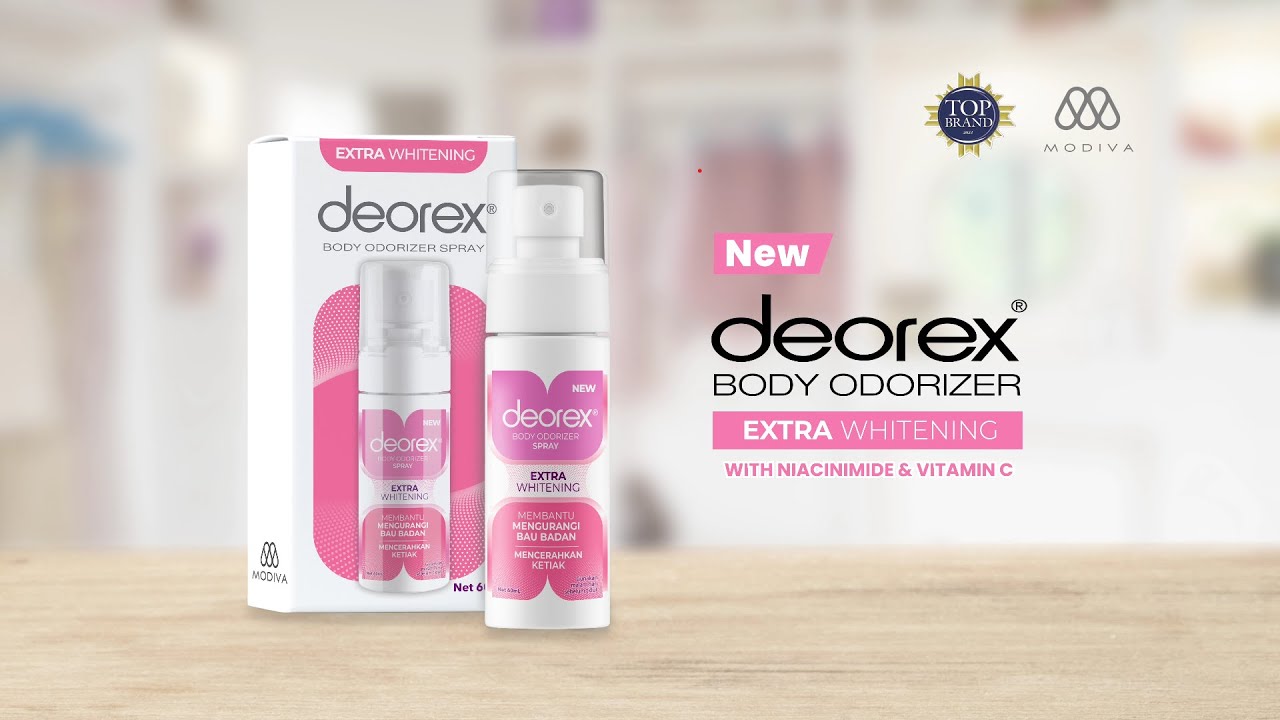 NEW Deorex Body Odorizer Extra Whitening - YouTube