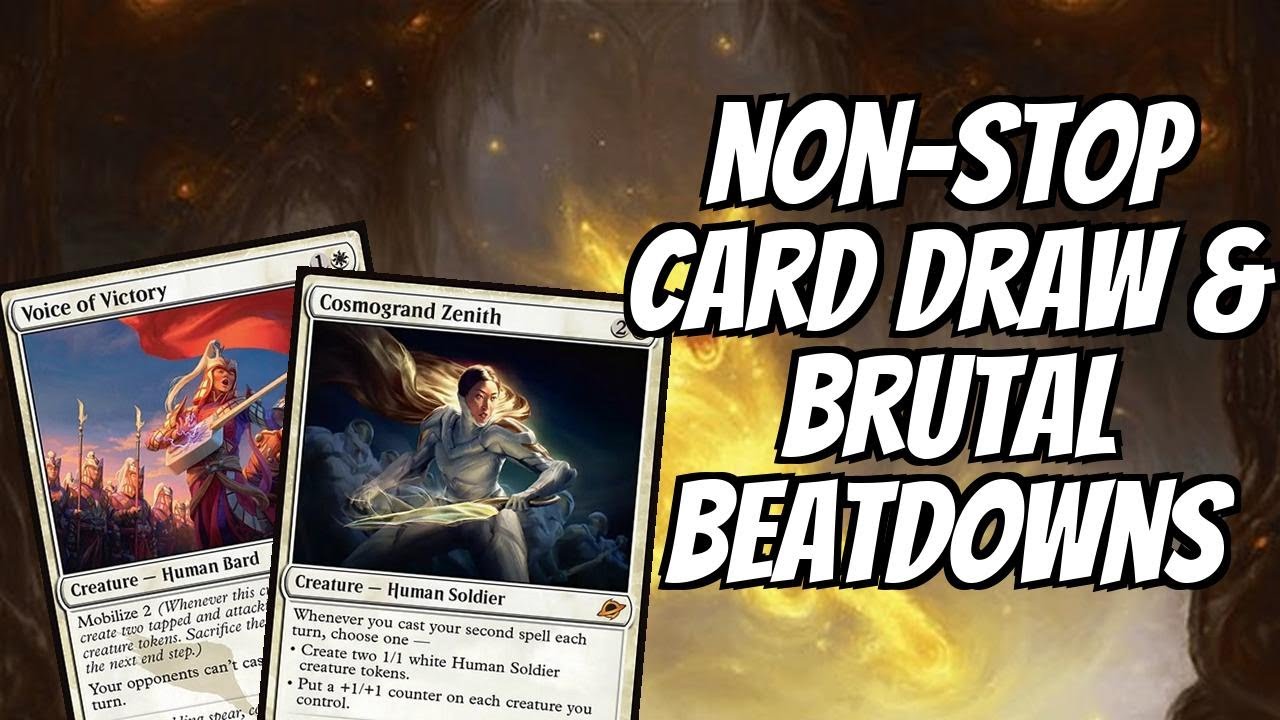 Non-Stop Card Draw & Brutal Beatdowns | Mono White Pixie | Standard Bo3 ...