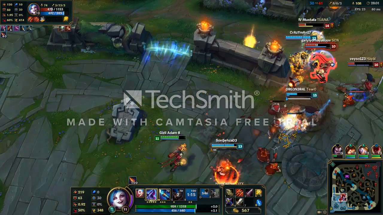 Jinx Yasuo Amazing Combo - YouTube