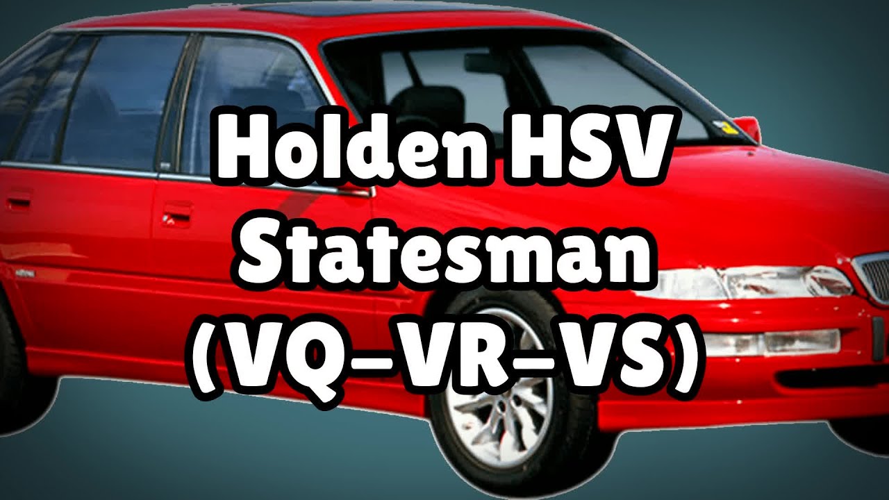 Photos of the Holden HSV Statesman (VQ-VR-VS) | Not A Review! - YouTube