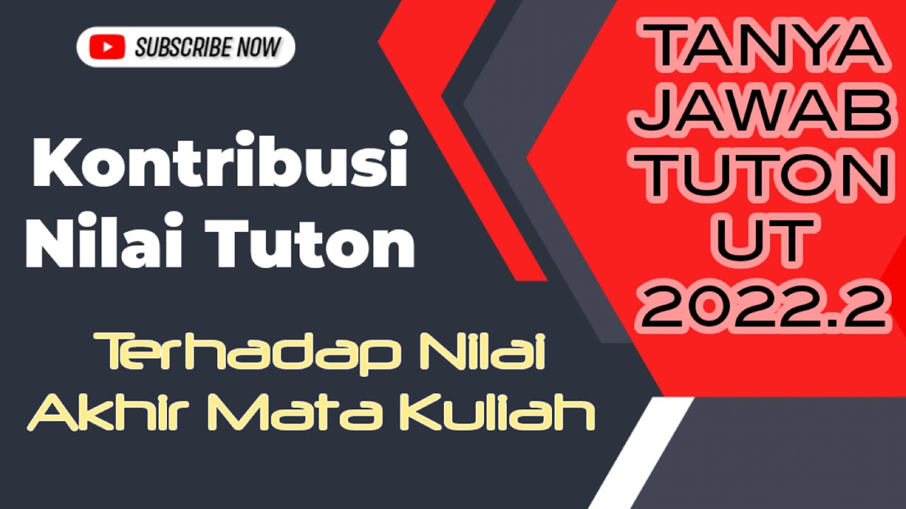 Kontribusi Nilai Tuton Terhadap Nilai Akhir Mata Kuliah | TANYA JAWAB ...