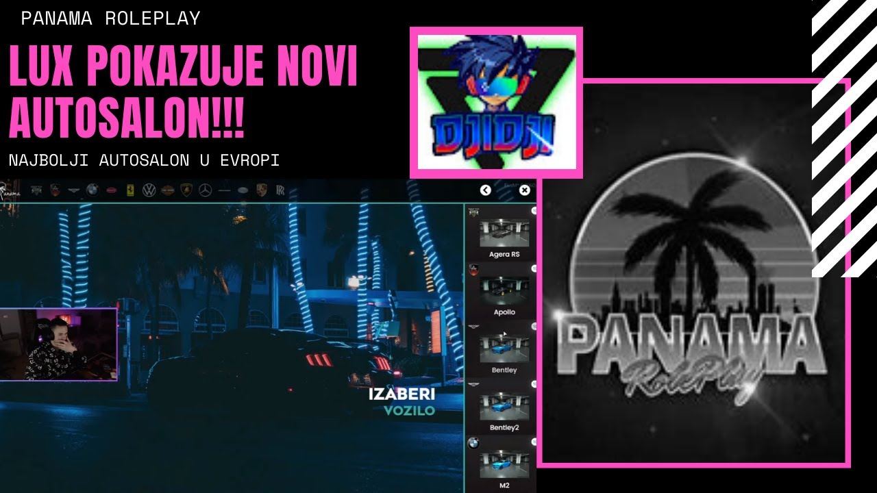 🌴 PANAMA RP🌴 LUX POKAZUJE NOVI AUTOSALON! - YouTube