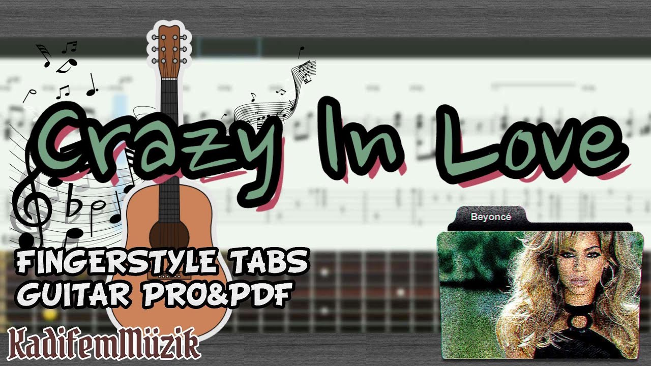 Beyonce-Crazy In Love Easy Fingerstyle Guitar Tutorial Tabs Chords - Chordify