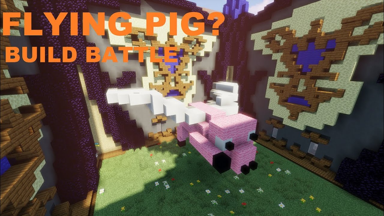 Flying Pigs? | HyPixel Build Battle | Minecraft 1.16 - YouTube