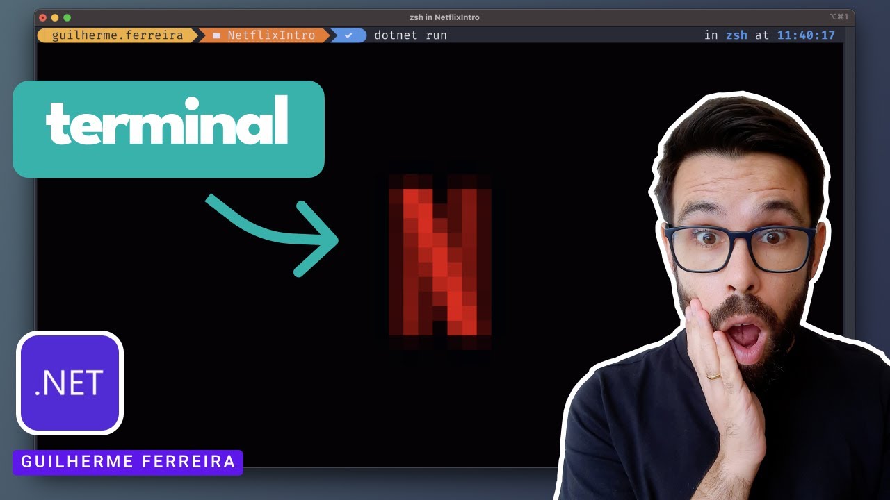 I Built the Netflix Intro on a .NET Console! - YouTube