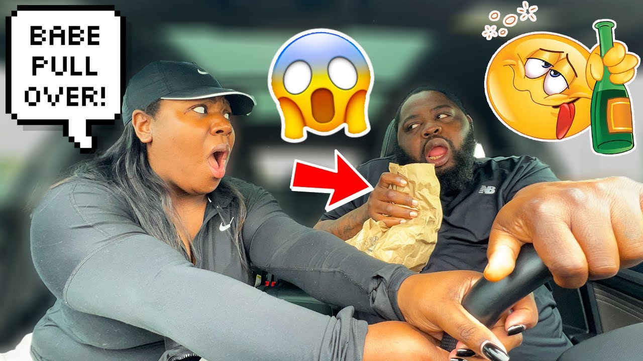 Acting "DRUNK" While Driving Prank On Wife *HILARIOUS* - YouTube