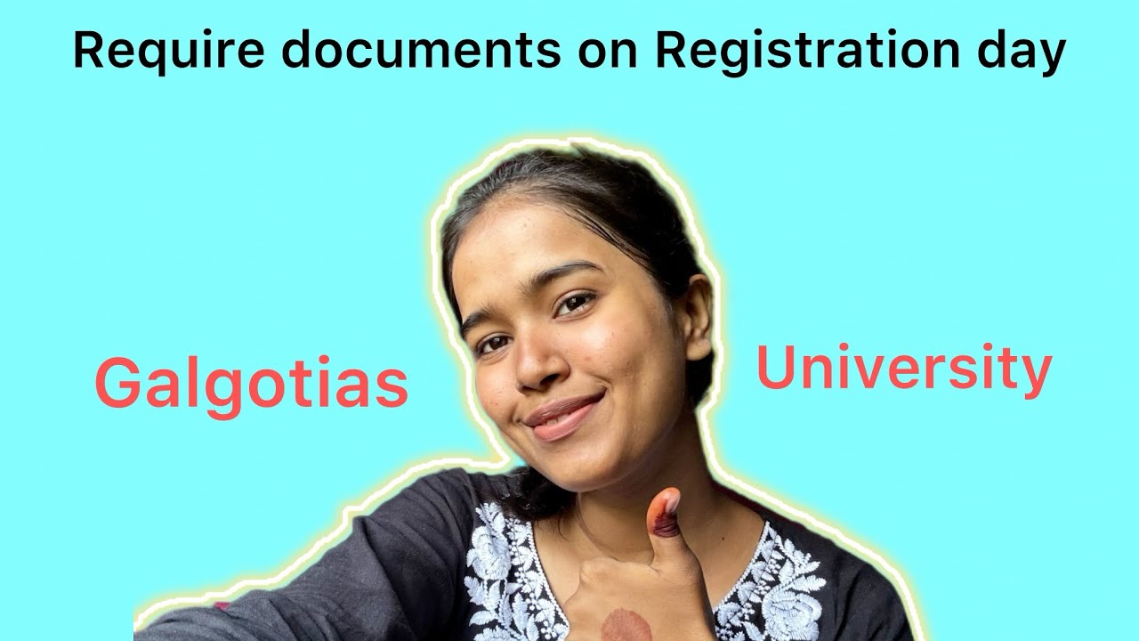 Important documents which you have to carry for Registration/ Reporting ...