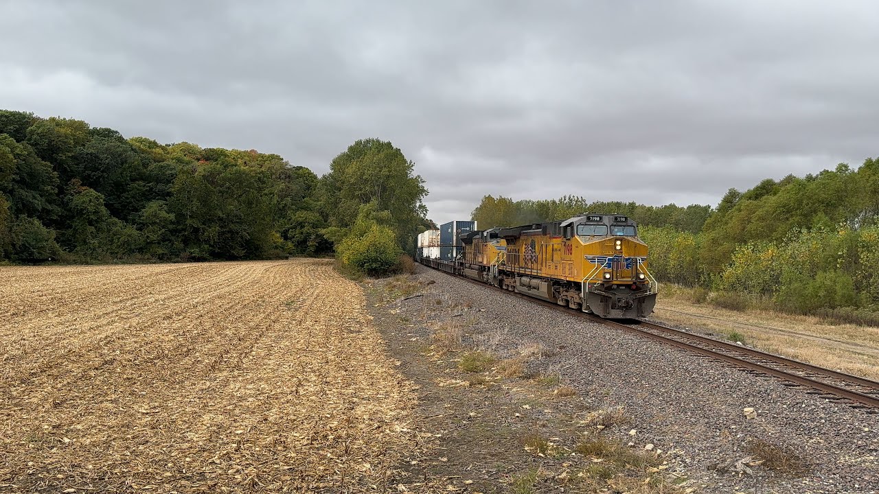 Union Pacific manifest on the UP River Subdivision in Lafayette County ...