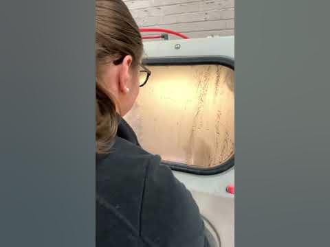 Stripping Off the Paint using Vapor Honing - YouTube