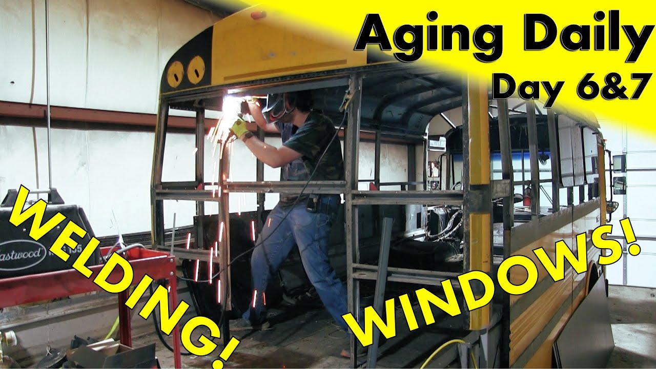 Welding Up More Window Frames | Aging Daily: Day 6&7 - YouTube