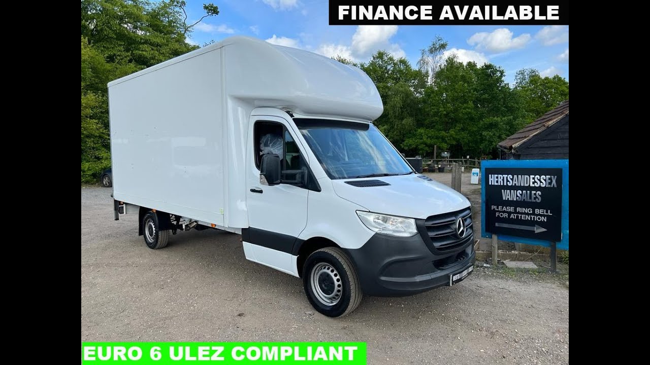 MERCEDES SPRINTER LUTON VAN WITH TAIL LIFT - YouTube