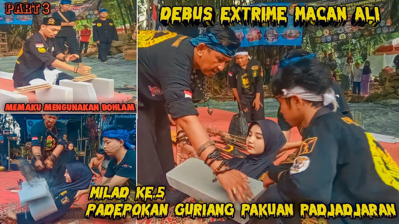 Part 3 Debus extrime macan Ali) milad ke.5 padepokan guriang Pakuan ...