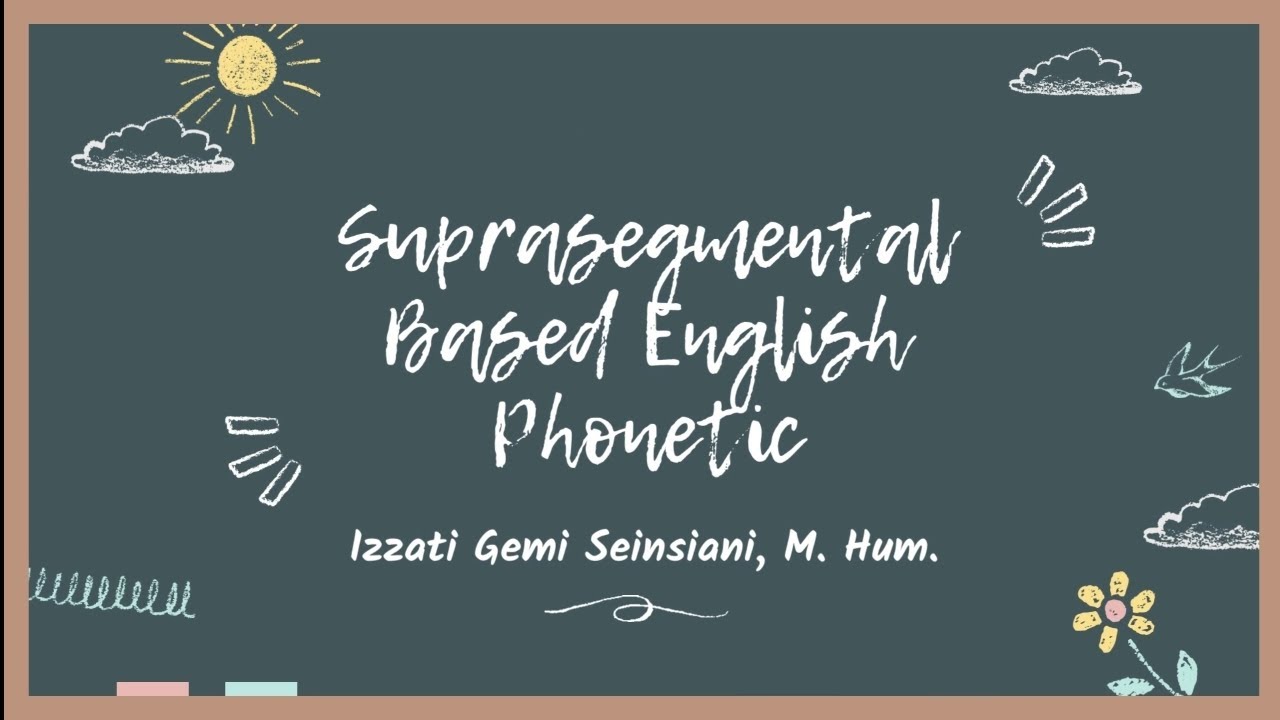 Suprasegmental Based English Phonetics | Unit 7 | Intonation ...