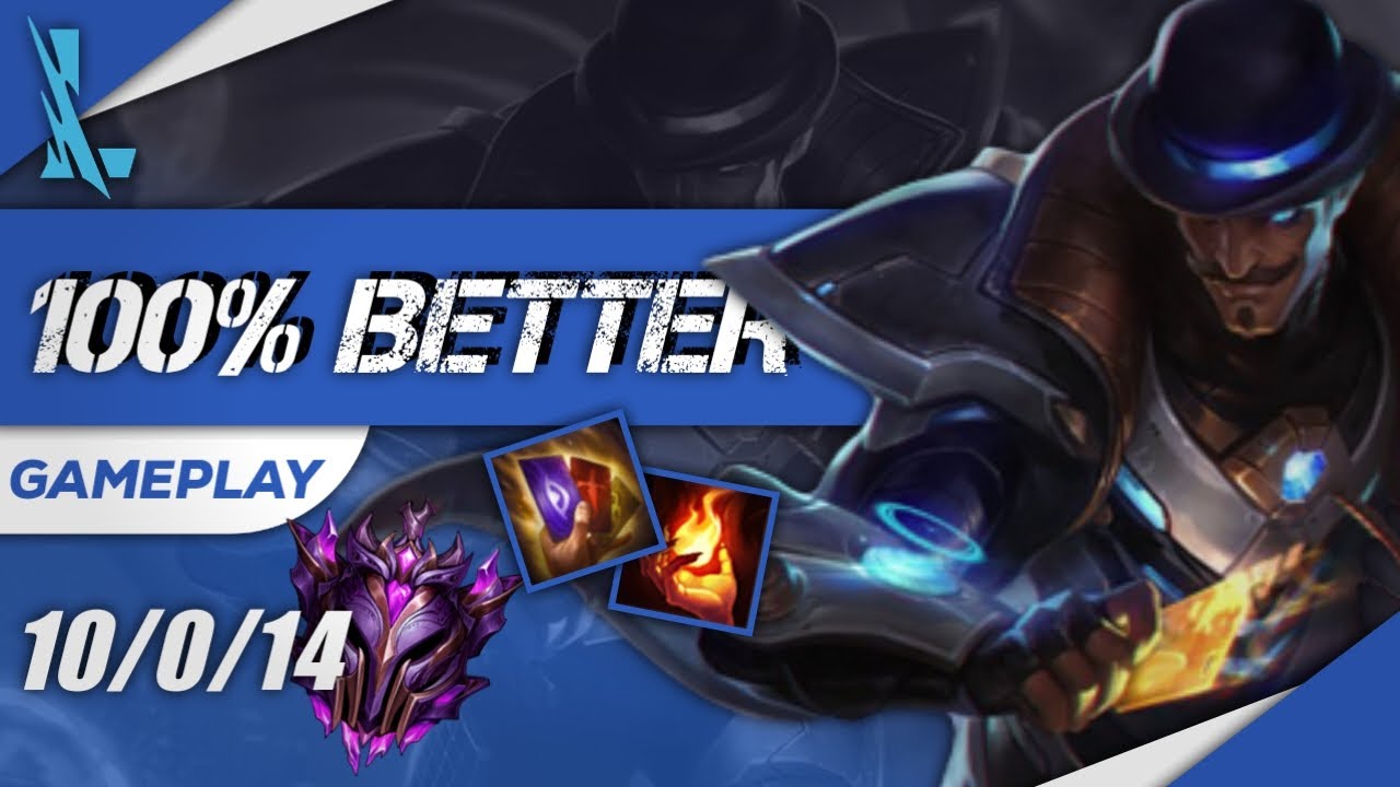 Twisted Fate Master Solo Rank 100% Better gameplay ( Build & Runes ...