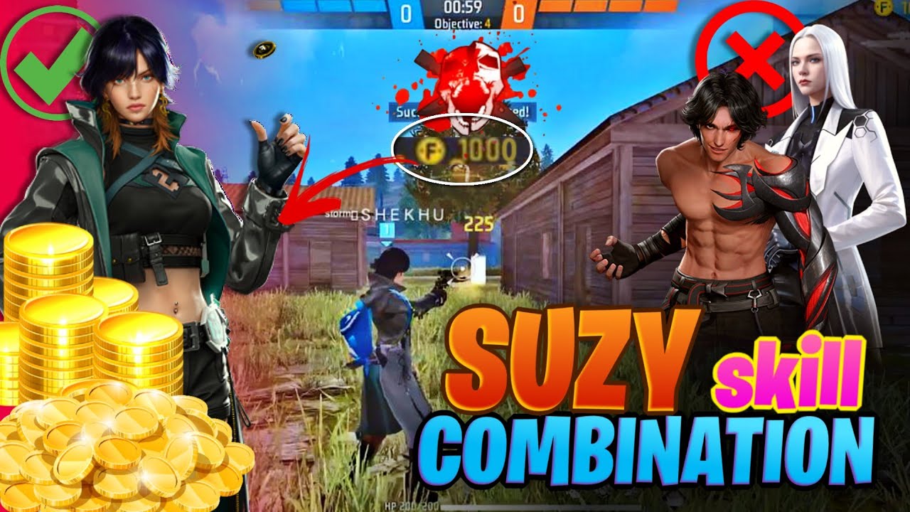 After Update ( NEW SUZY ABILITY ) TEST || BEST SUZY SKILL COMBINATION ...