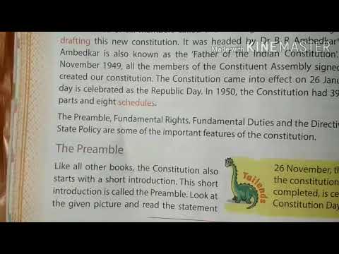 Class 5 Social Studies Part-2(The Preamble) Our Constitution - YouTube