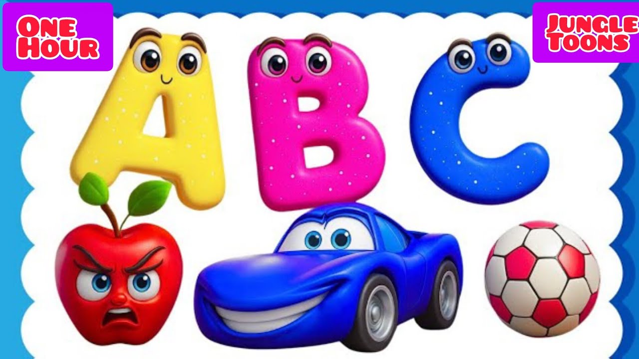 ABC Song / Phonics Song / A for Apple / Kiddos Study Zone /Tiny Tots ...