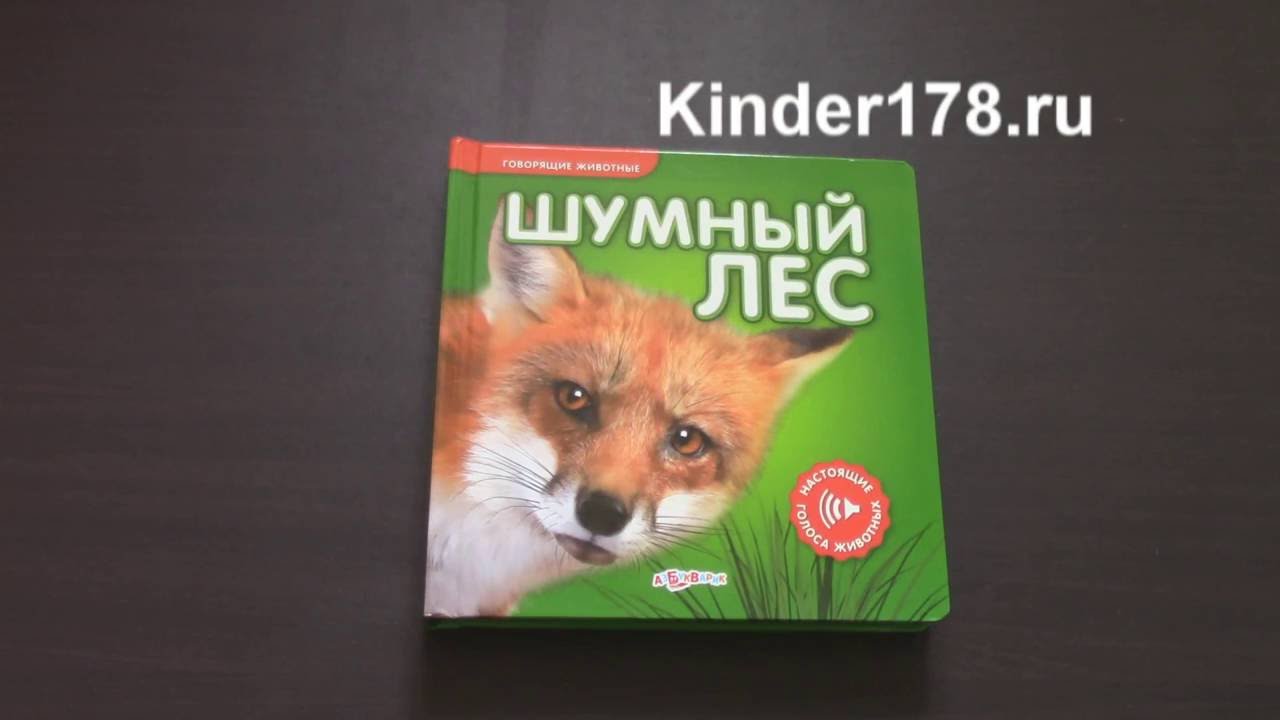 Детская музыкальная книга "Шумный лес" Говорящие животные. Азбукварик ...