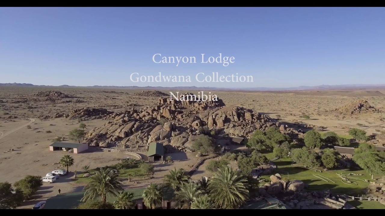 Aerial Video flyover of Canyon Lodge, Gondwana Collection Namibia - YouTube