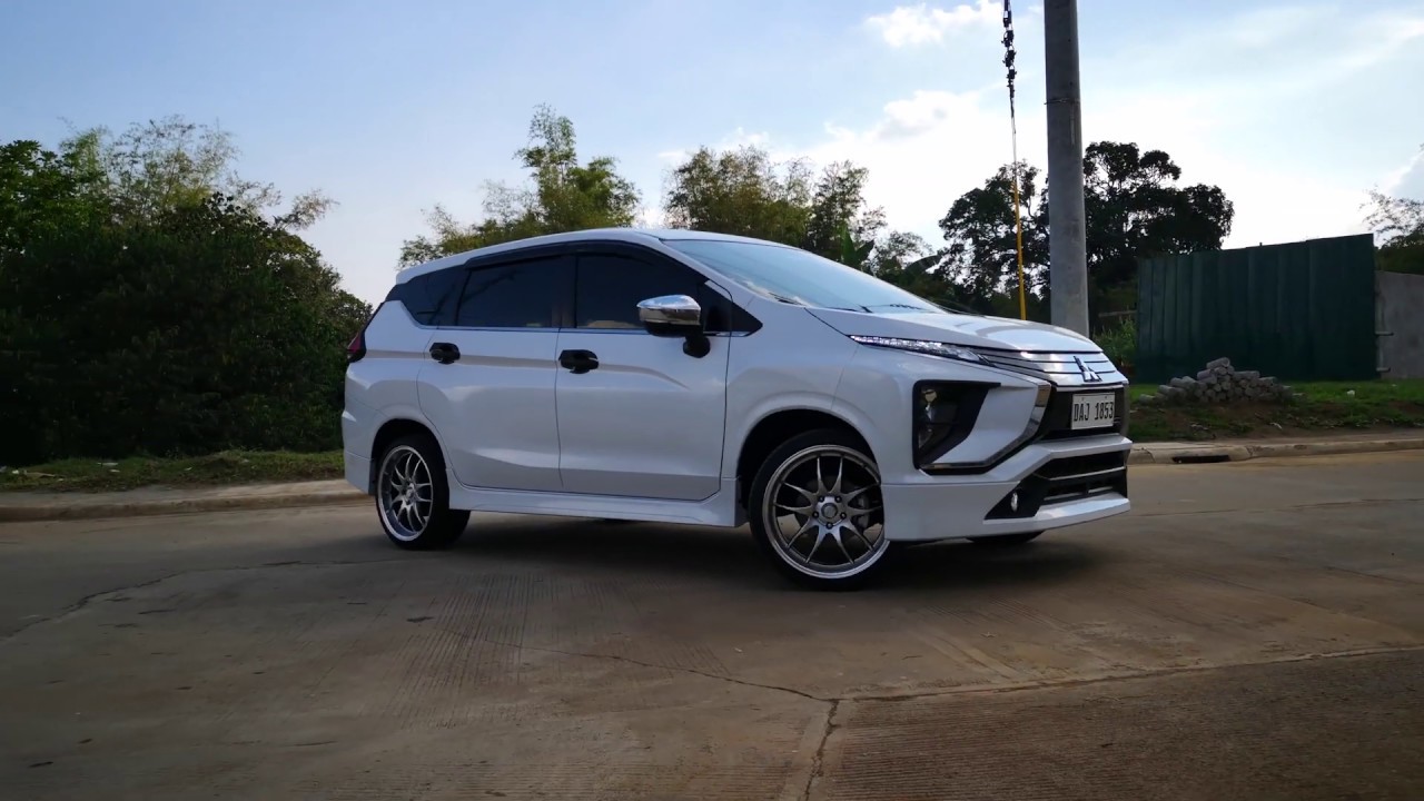 2020 Xpander sport on 19 inch wheels - 35 series tires - YouTube