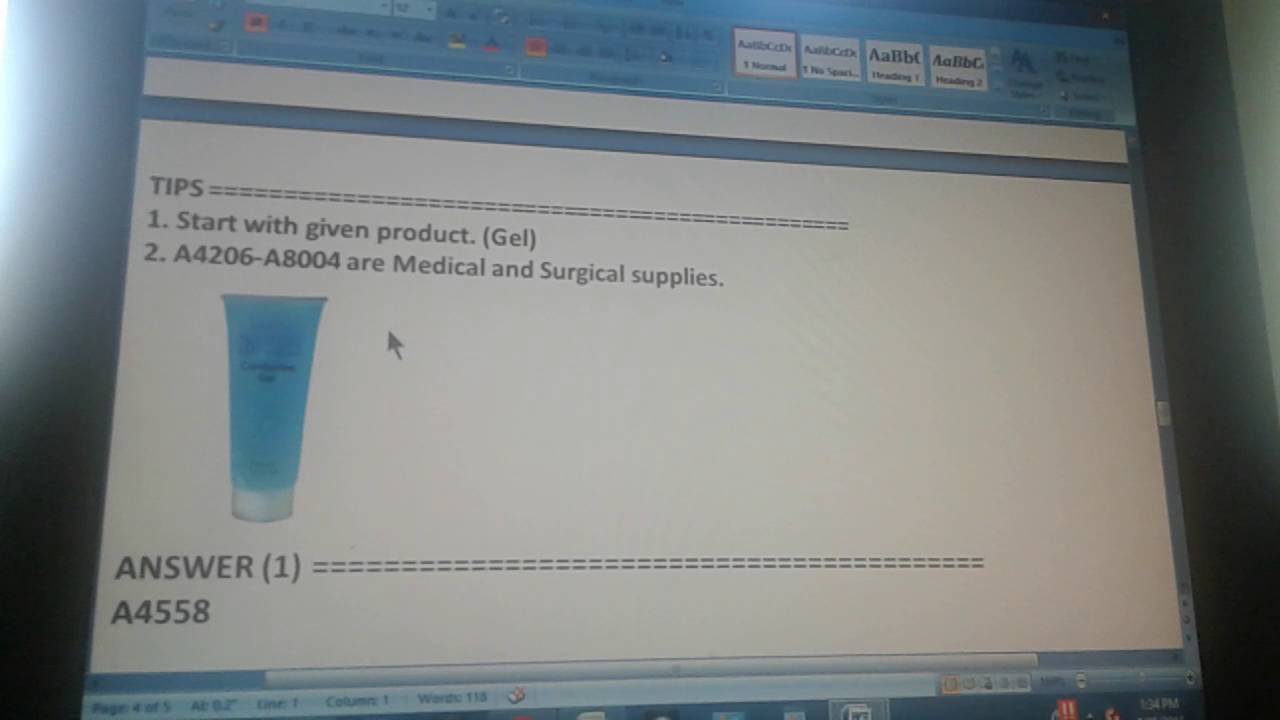 HCPCS JJ­-HCA­-603­-12 gel conductive - YouTube