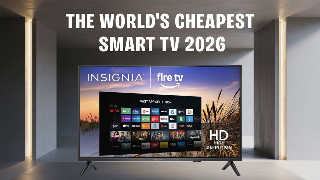 The World's Cheapest Smart TV- 2026 - Insignia 24-inch Class F20 Series ...