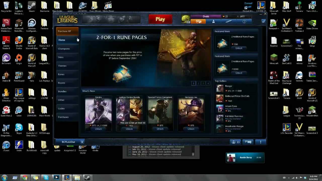 League of Legends Menu Help - YouTube