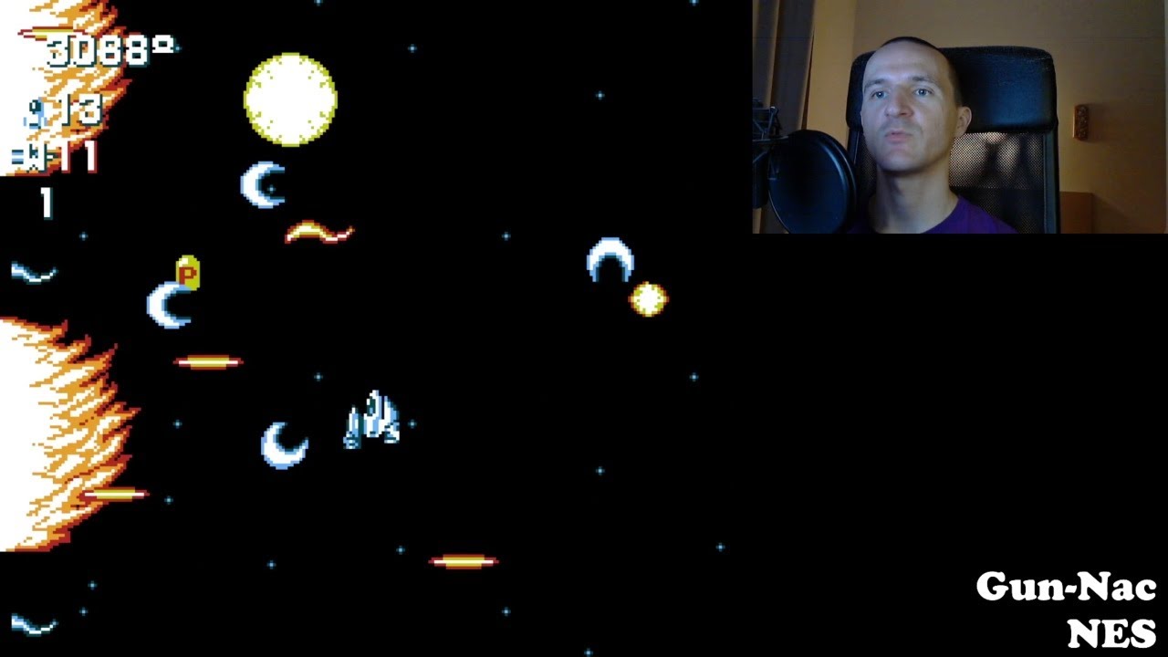 Gun-Nac. NES. Полное прохождение на Novice - YouTube