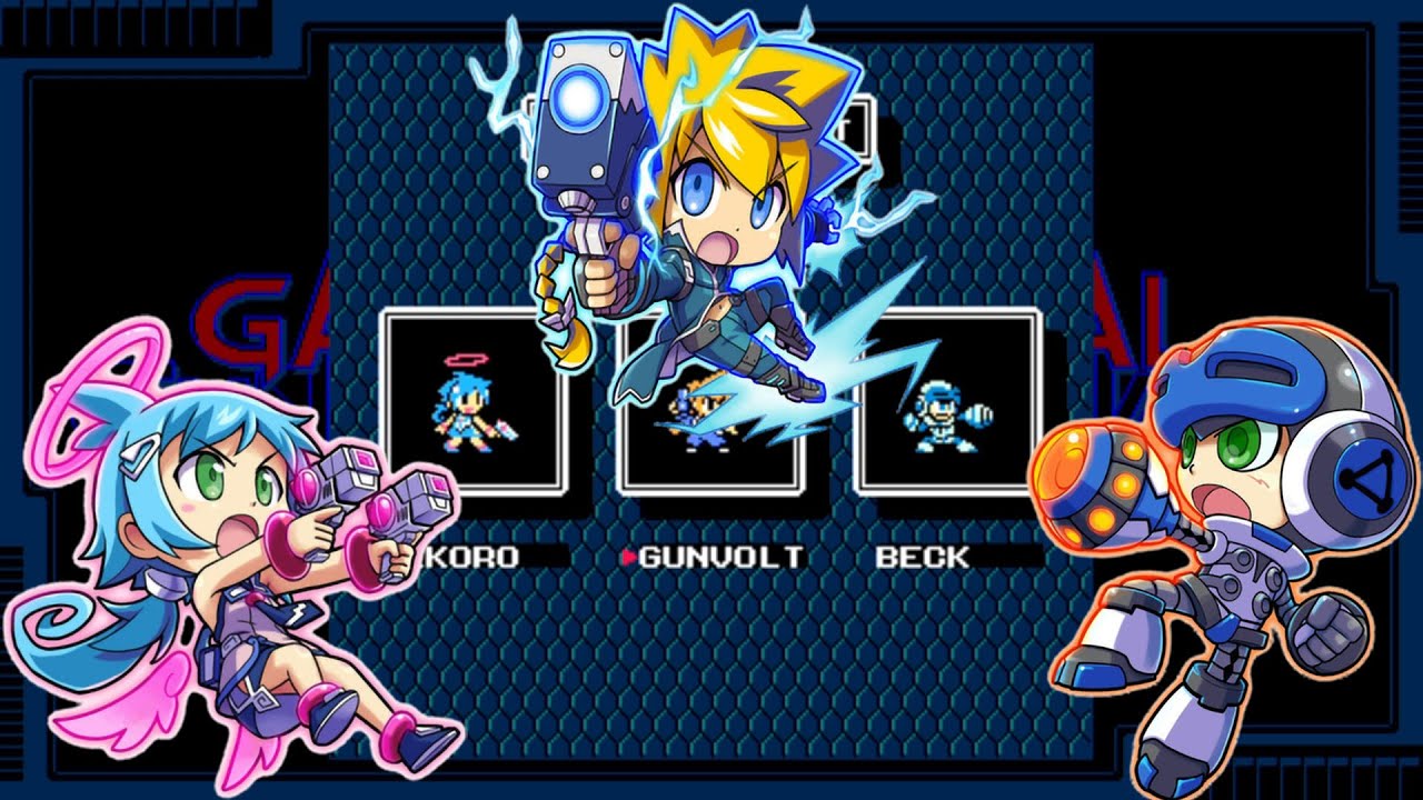 Gal Gunvolt All Characters [PS Vita] - YouTube