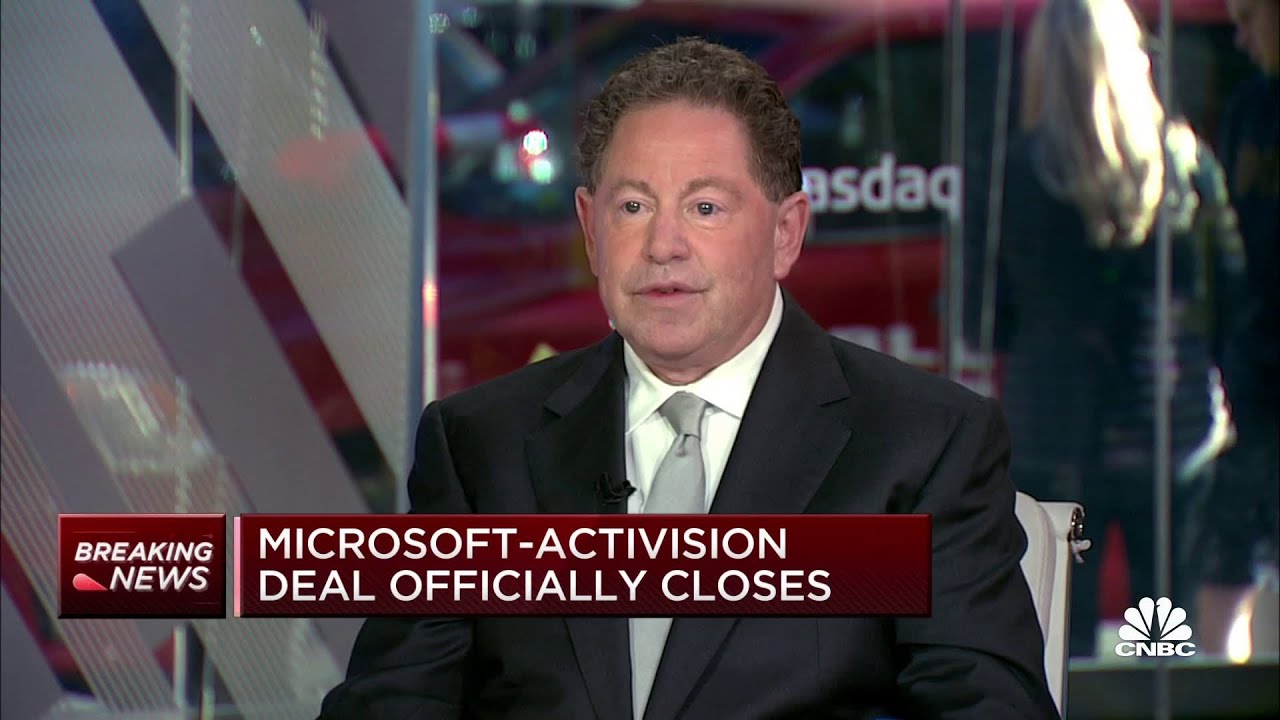 Activision Blizzard CEO Bobby Kotick: We always believed the deal would ...