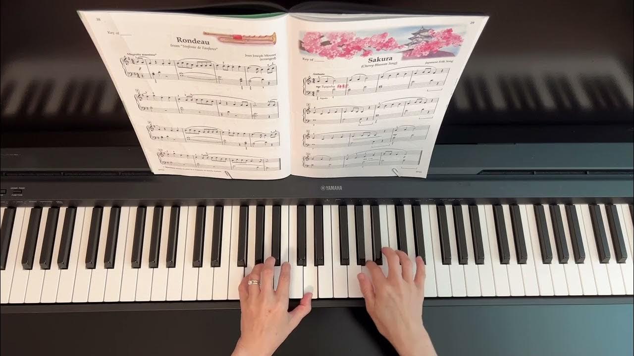 Rondeau (P.28) Bastien New Traditions, All In One Piano Course. 3A ...