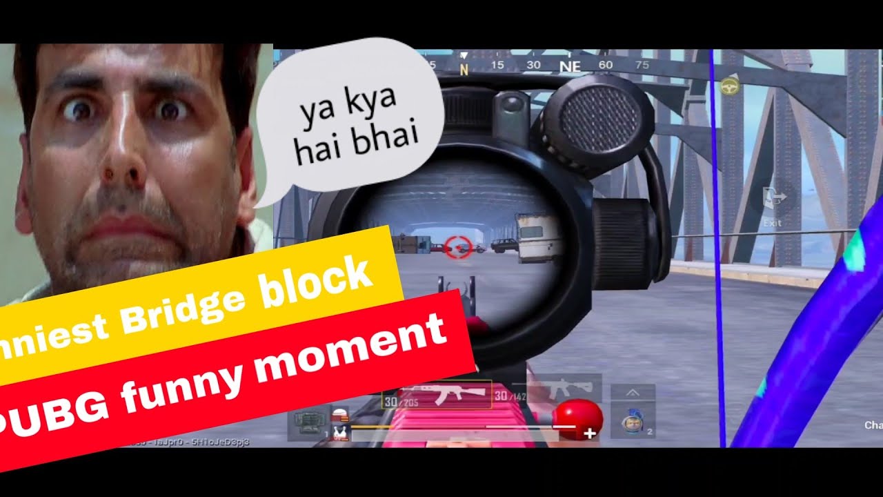 Funniest Bridge Block ever😂 | PUBG mobile hindi Funny moments | Fast ...