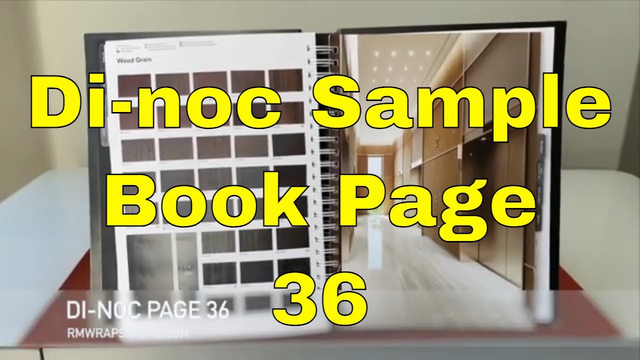 3M Di-Noc Sample Book Page 36 April 2022 RM wraps - YouTube