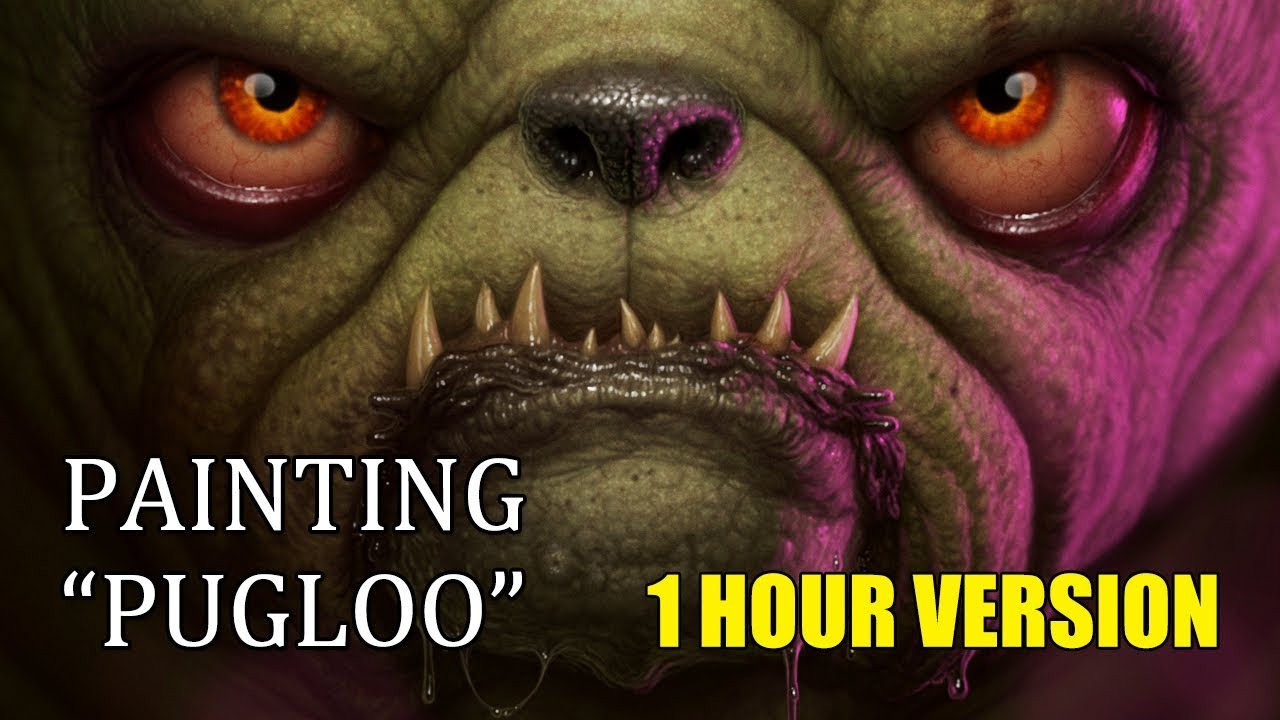Painting - "Pugloo" (1 HOUR VERSION) - YouTube