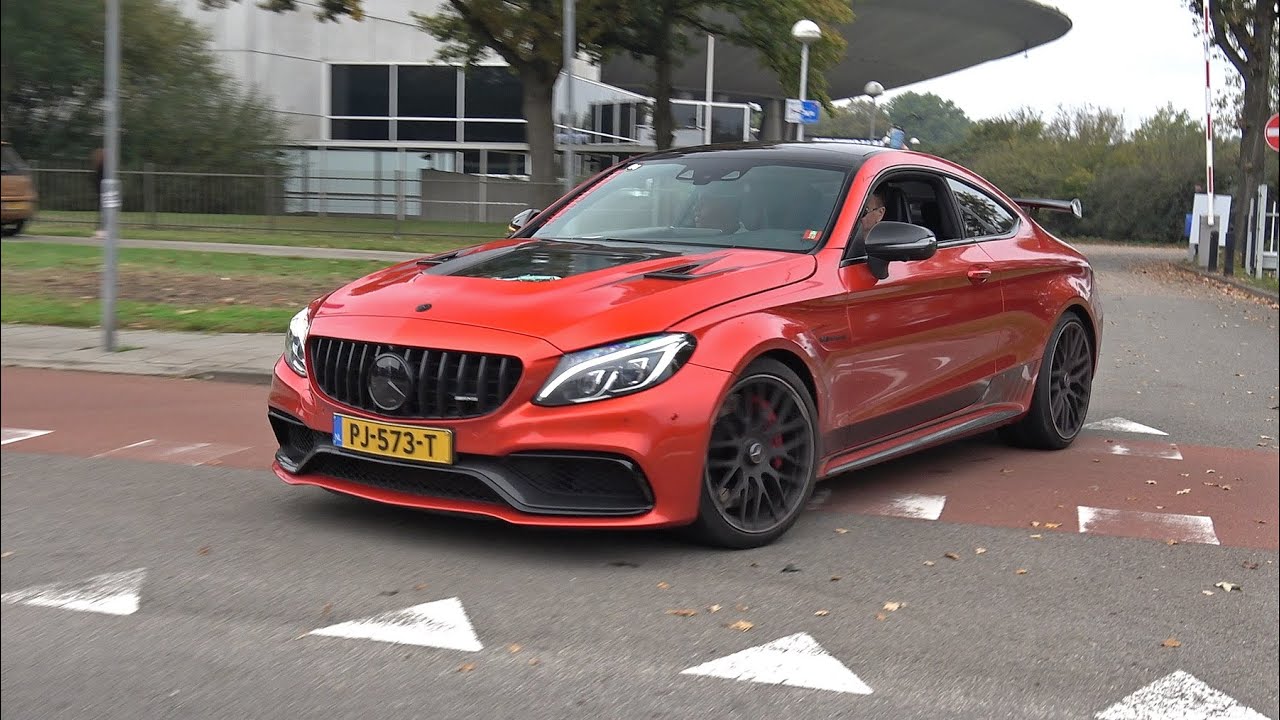 Mercedes-AMG C63S Coupe (700HP) with LOUD Custom Downpipes! - YouTube