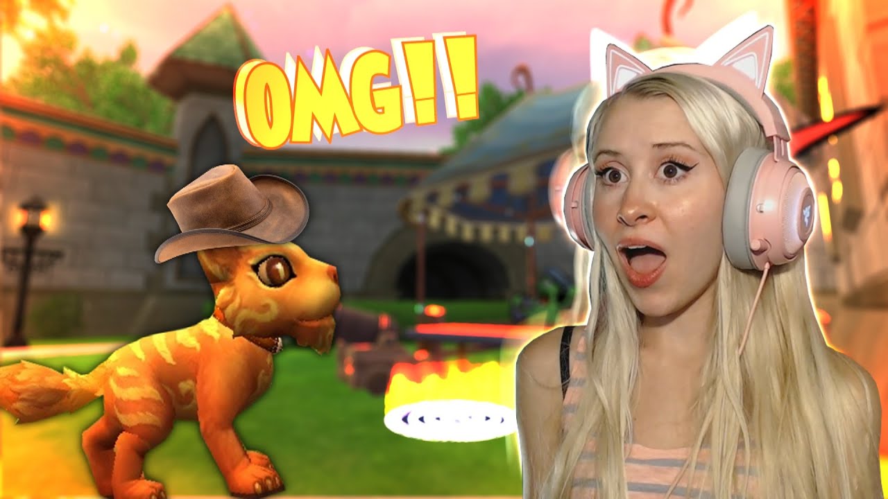 PET TO MEGA: *NEW* FIRE KITTEN!! | Wizard101 - YouTube