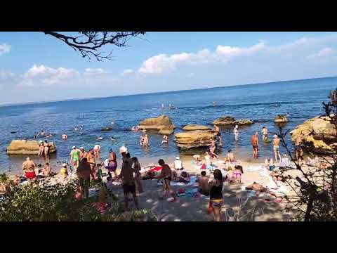 Amazing beach walk near the seaside in Odessa (UKraine) mp4