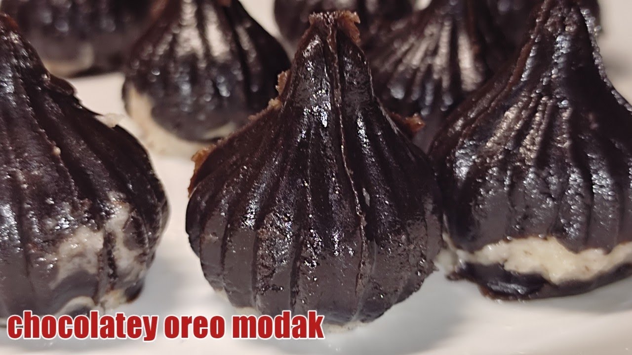 oreo modak | Instant modak recipe without fire | बिना गैस जलाये लाजवाब ...