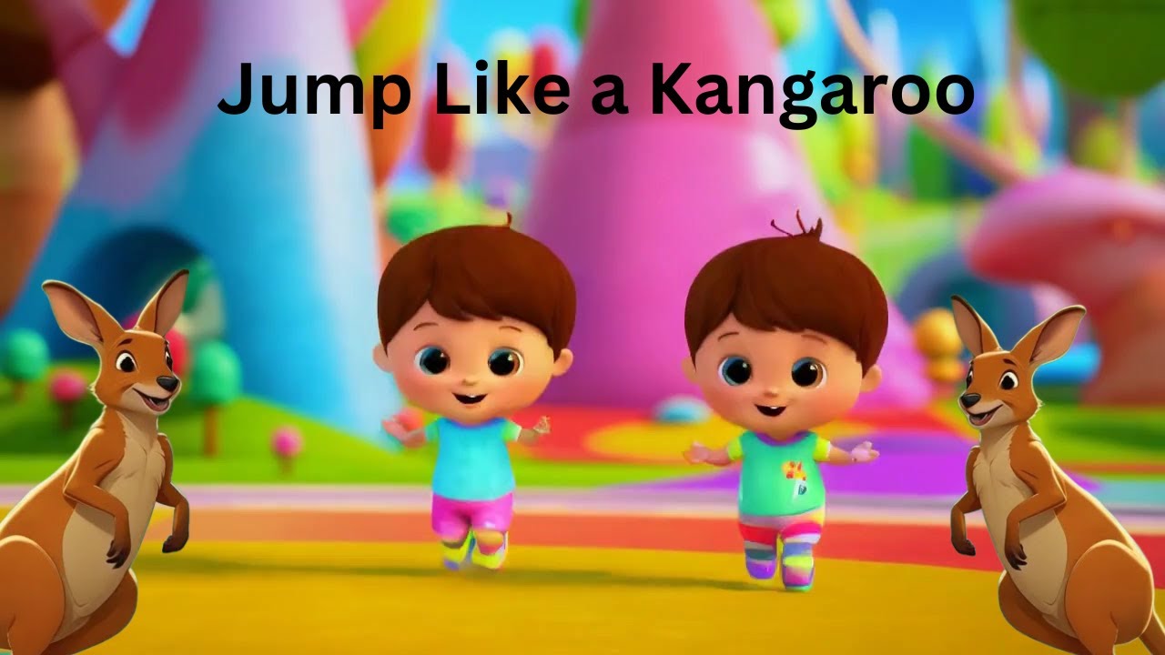 Jump Like a Kangaroo | Like a Kangaroo | Nursery rhymes and Kids song ...