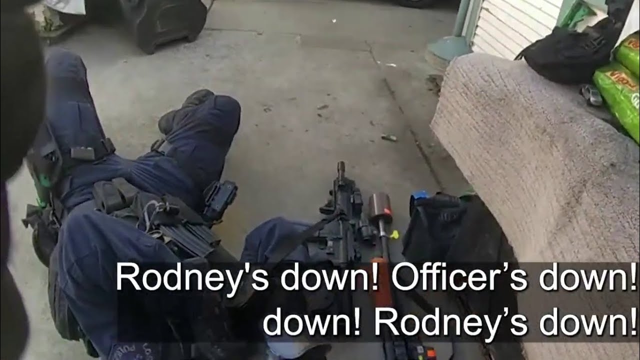 SWAT Bodycam: LAPD Officer Gets Shot, Takes Down Gunman w/ Stolen ...