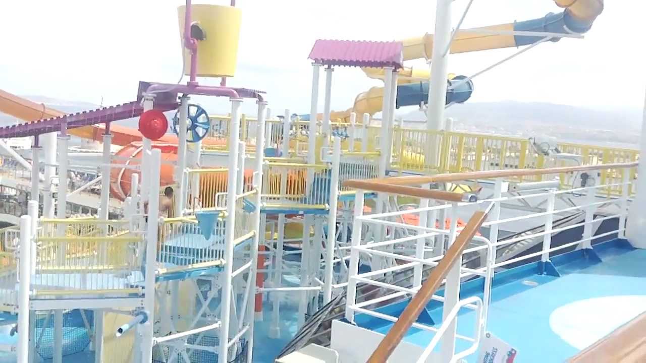 Carnival Magic's Waterworks - YouTube
