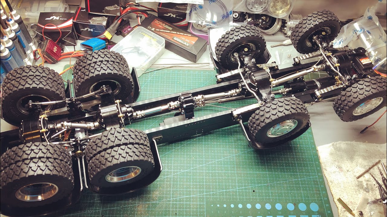 how to build dump truck chassis 8x8 - Gopro7black & Iphone x - YouTube