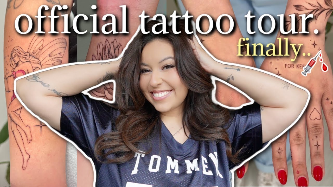 an official tattoo tour (finally!!!) 🎀🪩 - YouTube