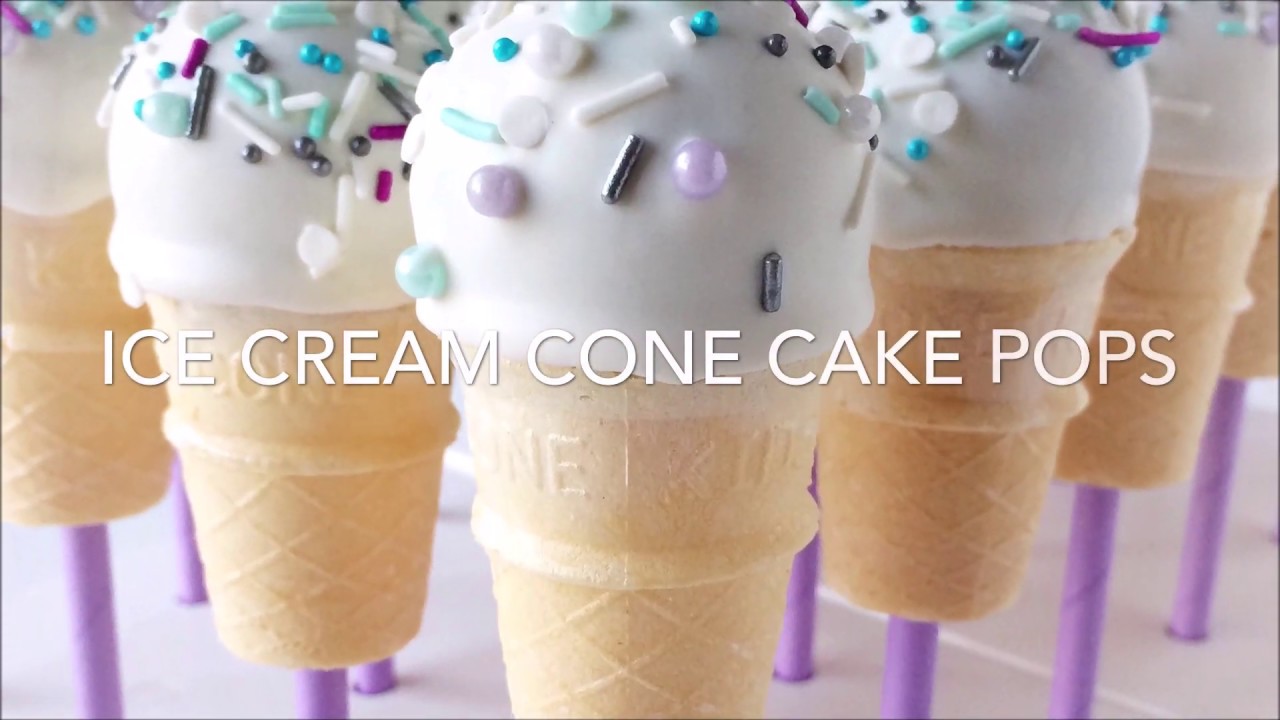 Ice Cream Cake Pop - YouTube