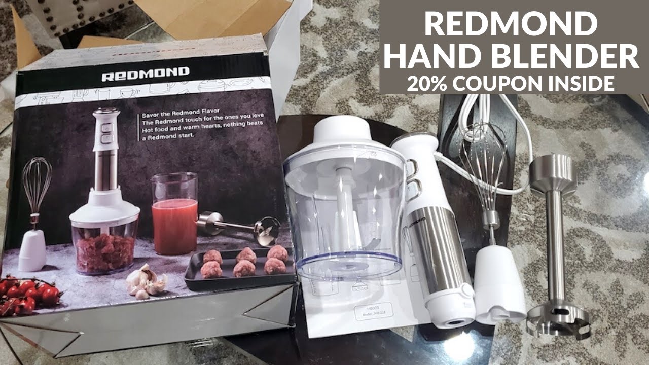 REDMOND HAND BLENDER Unboxing with Quick Salsa & Banana Milk Recipes ...