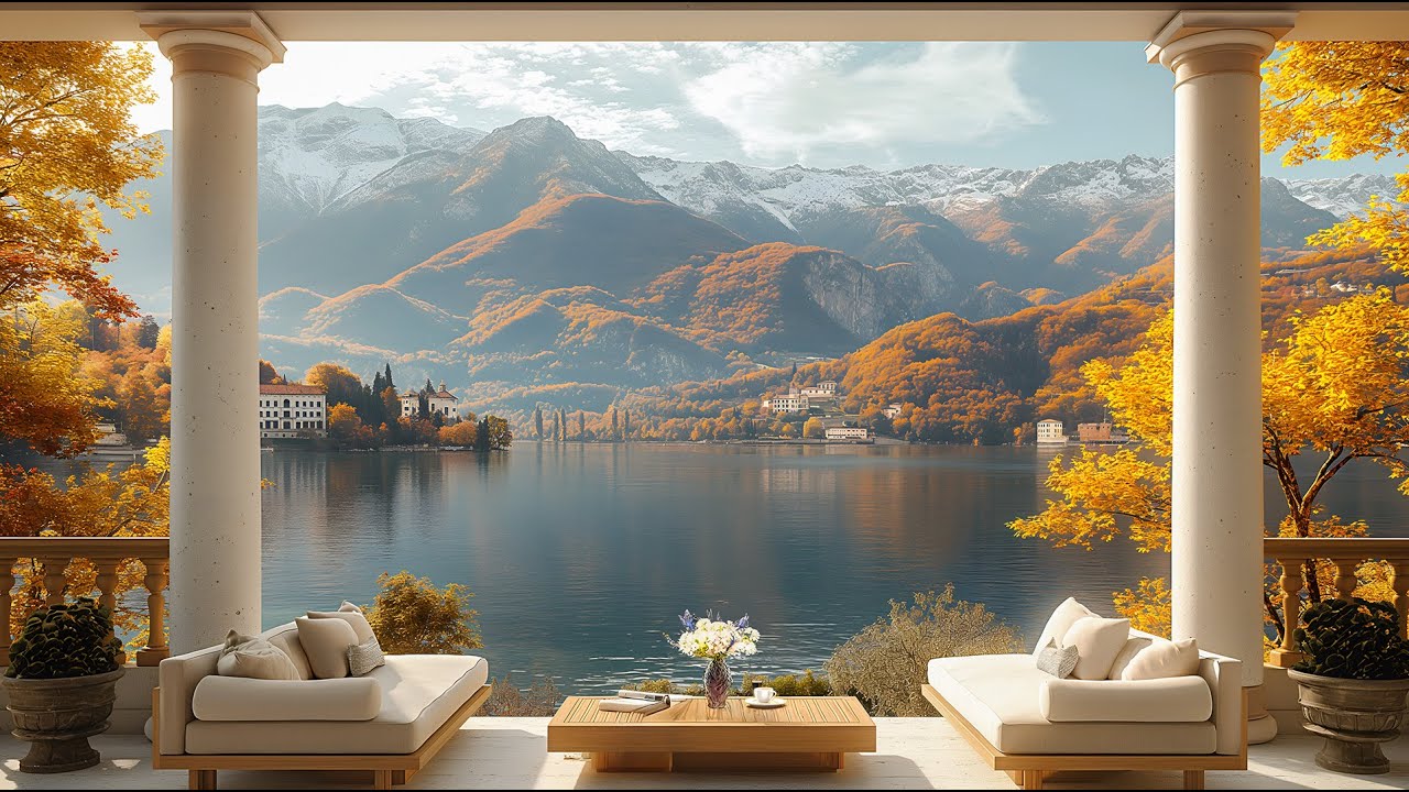 Beautiful Mellow Jazz Music 🎵 Indulge In Sweet Jazz by Lake At Sunset 🌇 ...