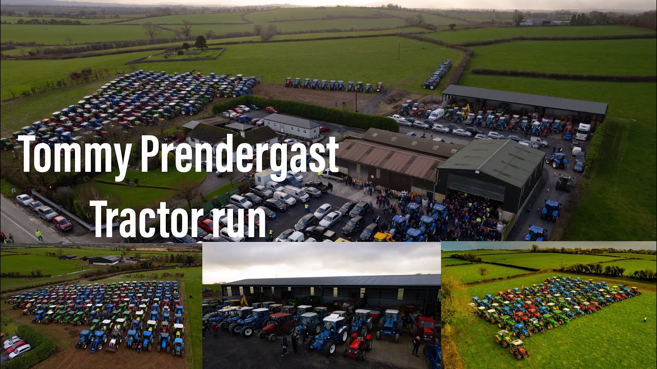 Tommy Prendergast tractor run 2025 - YouTube