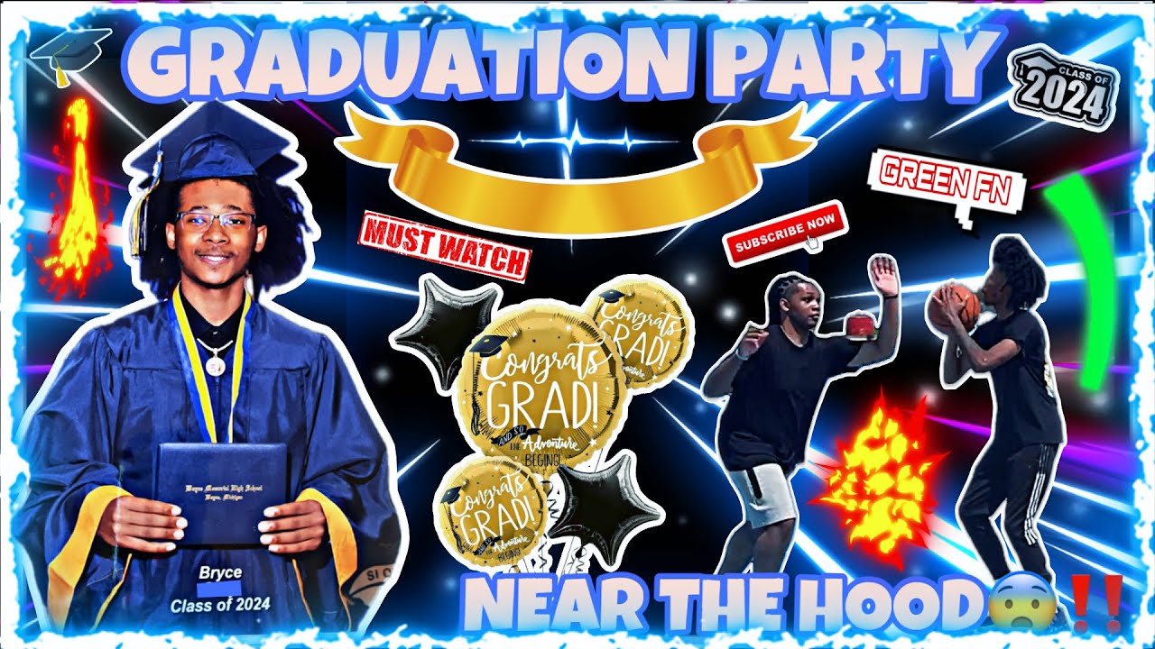 SO I DID MY GRADUATION PARTY NEAR THE HOOD (GONE WRONG) - YouTube