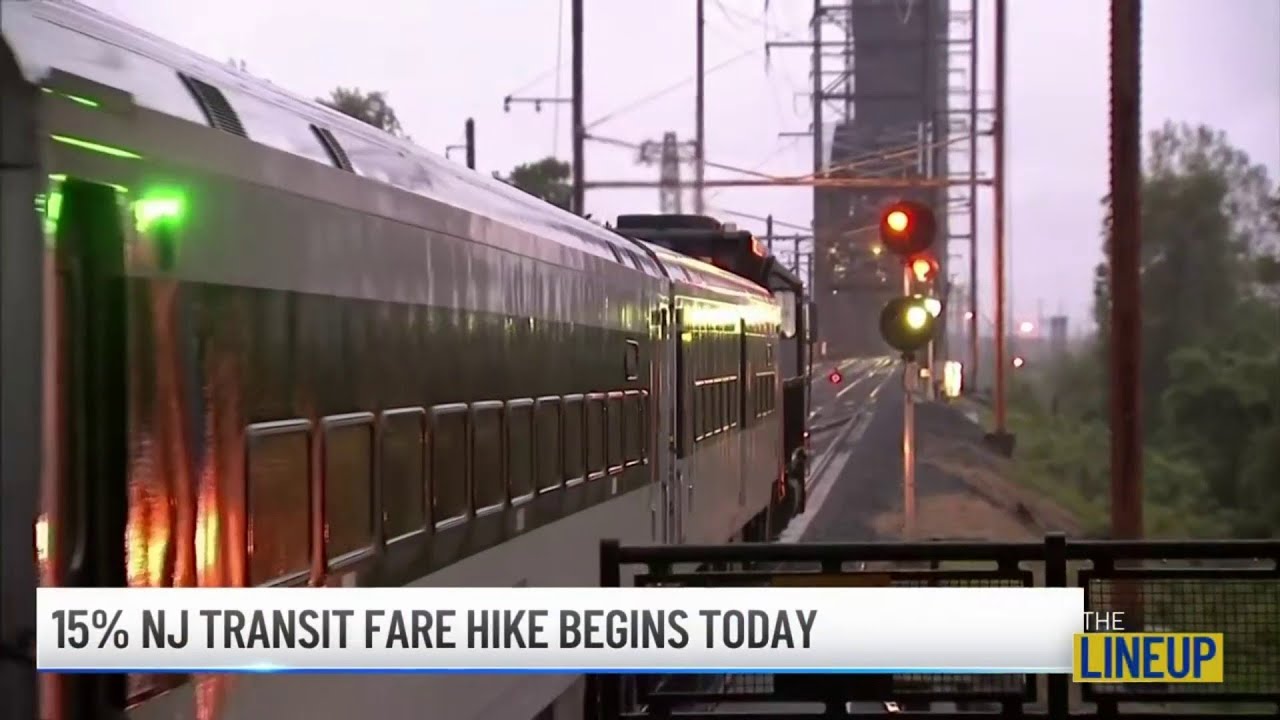 Paying more to ride NJ Transit: The Lineup - YouTube